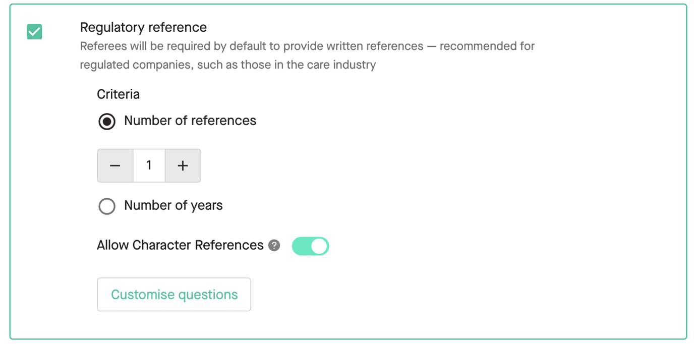 How Do I Request Character References as a Regulatory Reference ...